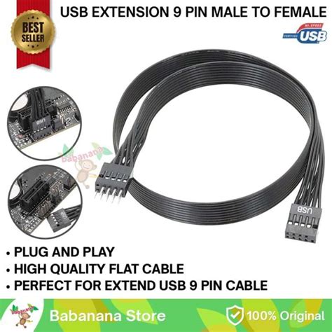 Jual Usb 9 Pin 20 Extension Motherboard Pc Aio Power Kabel Cable
