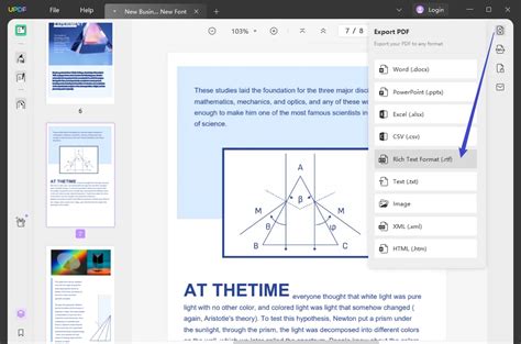 Easily Convert PDF To RTF In Seconds UPDF