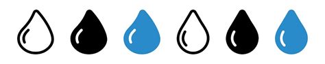 물방울 아이콘 집합입니다 Blob 벡터 집합입니다 고립된 그래픽 일러스트 드롭입니다 사인 스플래시 물방울 아이콘 벡터 디자인 플랫 0명에 대한 스톡 벡터 아트 및 기타