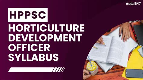 Hppsc Hdo Syllabus 2025 Check Exam Pattern And Syllabus