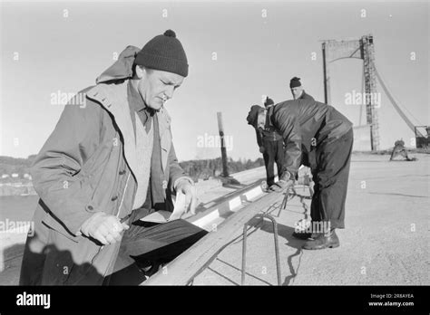 Current 50 6 1960 A Bridge Is Being Built In Brevik Soon There Will Be