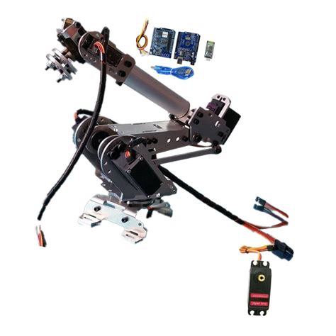 Buy GIANTE Axis Robot Mechanical Arm Gripper Educational Kit With Servo For Arduino Raspberry
