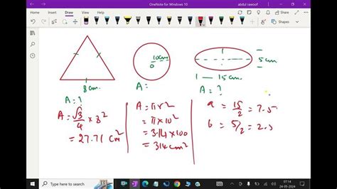 Igcse Cambridge International Mathematics Mensuration Area Of Plan Figures 40 Igcse