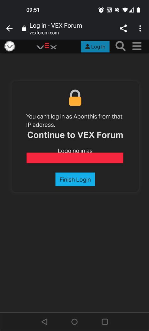 IP Banned From VEX Forum General Discussion The G M Forum