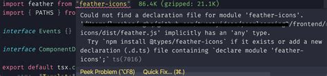 Add Ts Declaration File · Issue 901 · Feathericonsfeather · Github