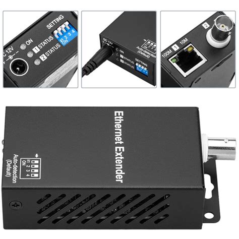 Active Extender Long Range TCP IP Over Coaxial 1000 M Cablematic