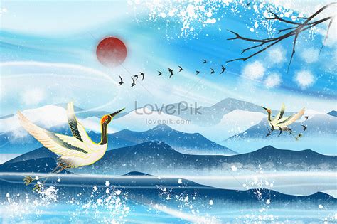 바람 겨울 풍경 배경 이미지 Hd 풍경 예술적 개념 겨울 배경 사진 무료 다운로드 Lovepik