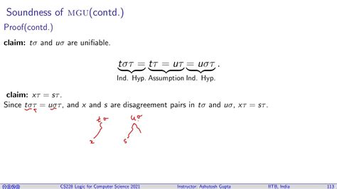 lecture 17 4 correctness of robinson algorithm youtube