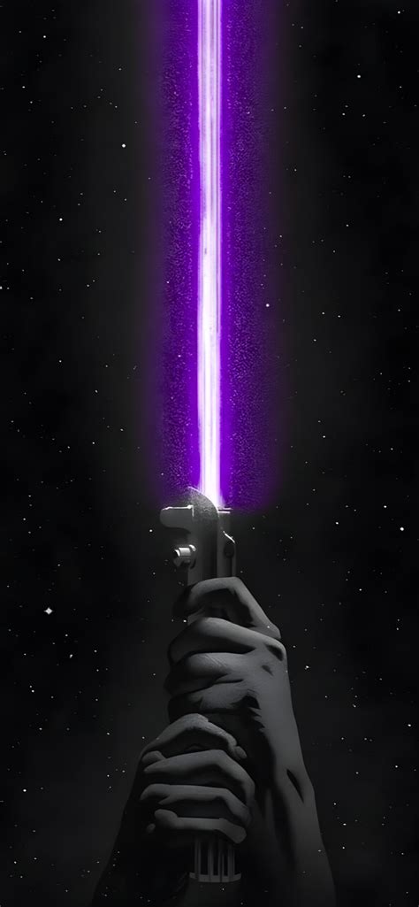 Glowing Purple Lightsaber Wallpapers Star Wars Wallpapers Hd
