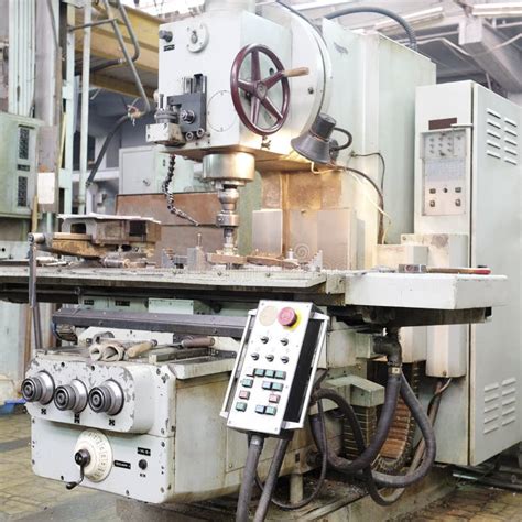 Drill Press Stock Image Image Of Factory Retro Tool 75917635