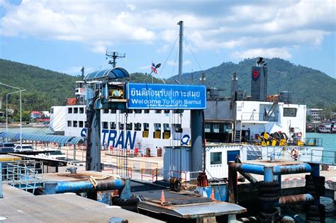 Nathon Pier In Samui Koh Samuis Main Ferry Port Go Guides