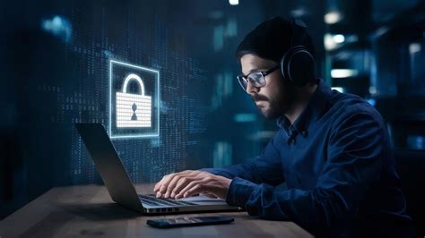 Premium Photo Anonymous Hacker Programmer Uses A Laptop To Hack The