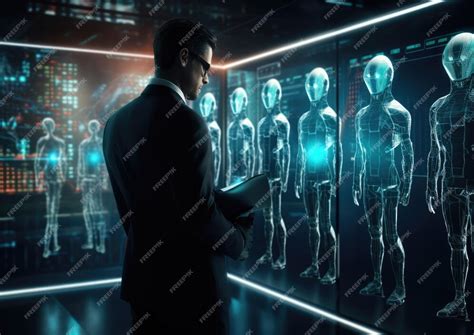 Premium Ai Image An Ai System Autonomously Responding To A