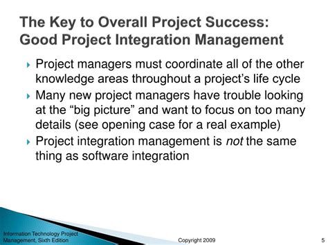 Ppt Chapter 4 Project Integration Management Powerpoint Presentation