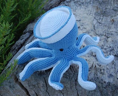 Sailor Octopus Amigurumi Crochet Octopus Crochet Amigurumi