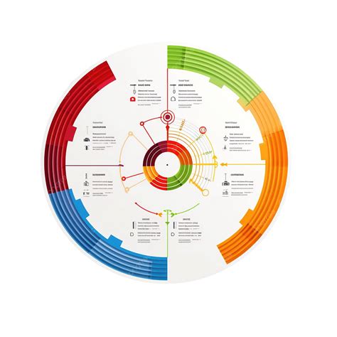 Abstract Infographic Circle Template Business Layout Concept Png