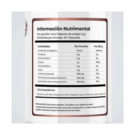 Ultra Omega 3 400 Mg Epa Y 300 Mg Dha Apoyo A La Salud Del Corazón Las