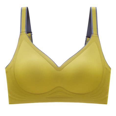 Mallwal Front Closure Sports Bras For Women Lightly Lined Bra Feature V