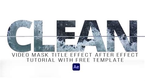 Video Mask Title With Bold Heading Text And Sliding Transitions After