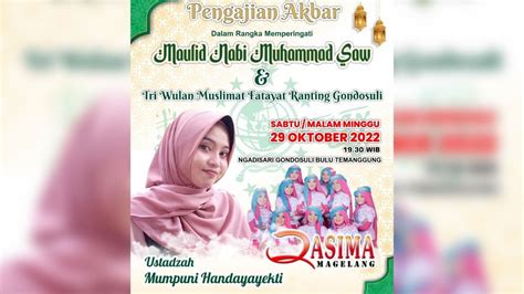 PENGAJIAN AKBAR QASIMA USTADZAH MUMPUNI HANDAYAYEKTI YouTube