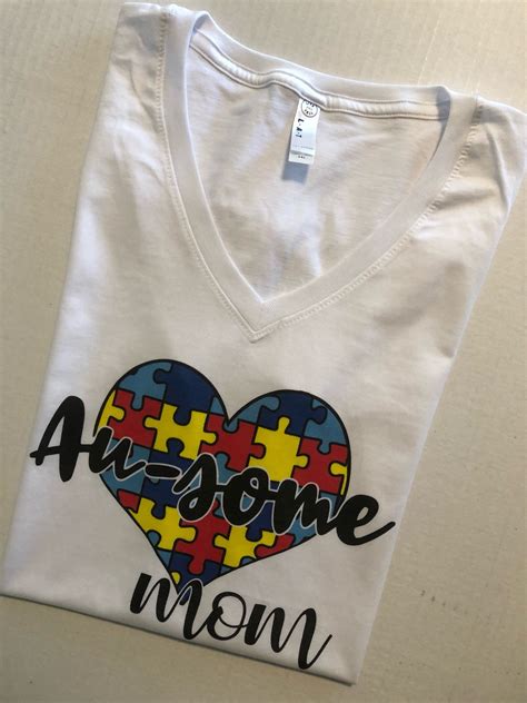 Autism Awareness Au Some Mom Shirt