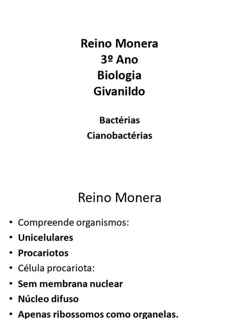 Reino Monera Pdf