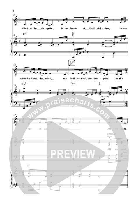 All We Need With Turn Your Eyes Upon Jesus Choral Anthem Satb Sheet