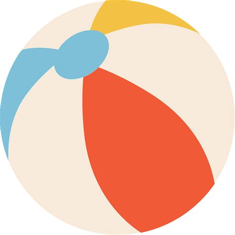 Beach Ball Free Vector Clipart Images On