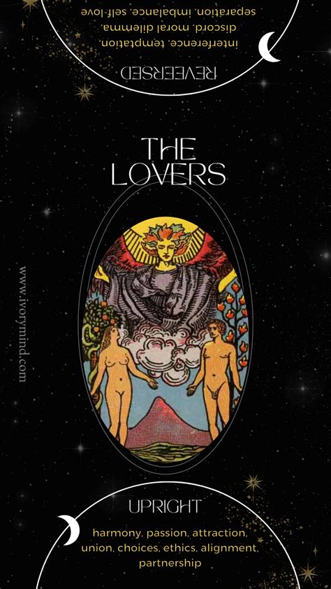 Fear Of Commitment The Lovers Tarot Card Moral Dilemma Love Tarot