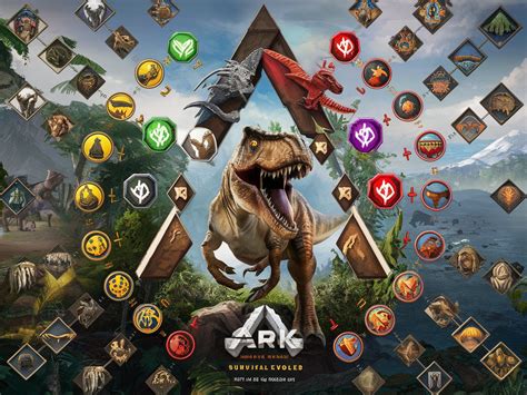 Ark Survival Evolved 2017 Game Icons Banners