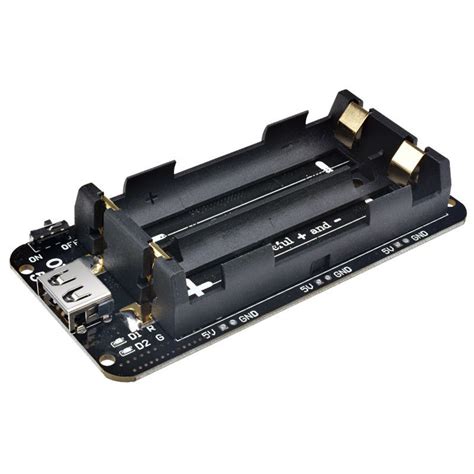 Double 18650 Lithium Battery Shield V8 5v 3a 3v 1a Power Bank Battery