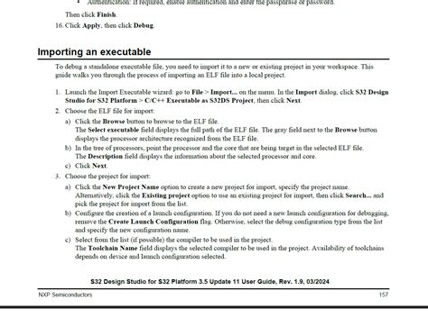 How Do I Debug An Externally Built Executable Using S32ds Nxp Community