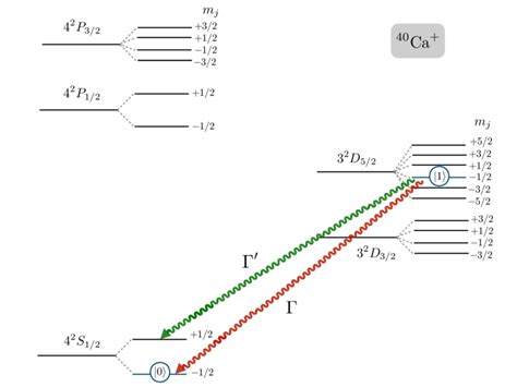 Amplitude Damping And Leakage For The 40 Ca Optical Qubit Level