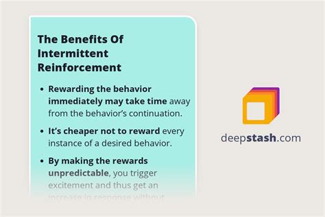 The Benefits Of Intermittent Reinforcement Deepstash