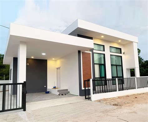 บ้านโมเดิร์นทรงกล่อง สวยถูกใจไลฟ์สไตล์คนรุ่นใหม่ 3 ห้องนอน 2 ห้องน้ำ