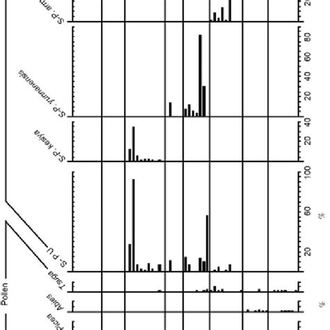 The Percentages Of Surface Pollen And Stomata According To Types Of