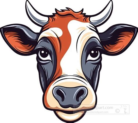 Cows Clipart Face