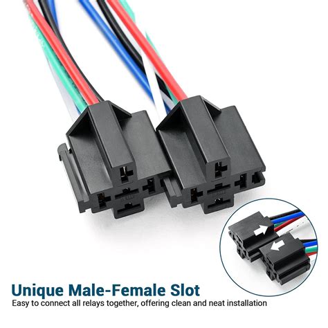 Mnj Motor Juego De Arnés De Interruptor De Relé De Fusible De 12 V