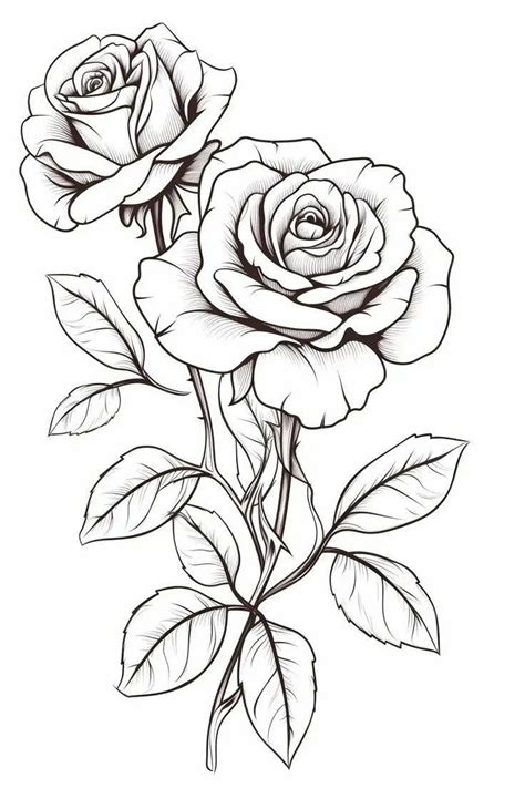 Pin De Diana Stahl Em Name Art Em 2025 Rosas Para Colorir Flores