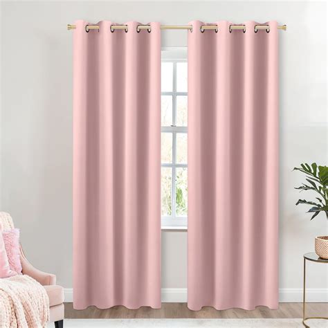 Koufall Blush Pink Curtains For Bedroomblackout Dusty Pink