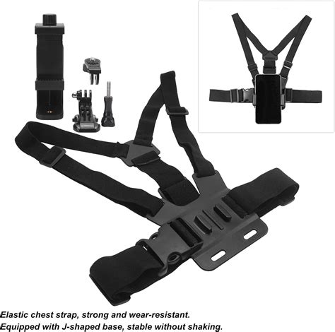 Goshyda Support De Poitrine Pour Smartphone Support De Sangle De