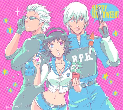 Albert Wesker Dante Devil May Cry Lady Devil May Cry Leon S Kennedy Sherry Birkin