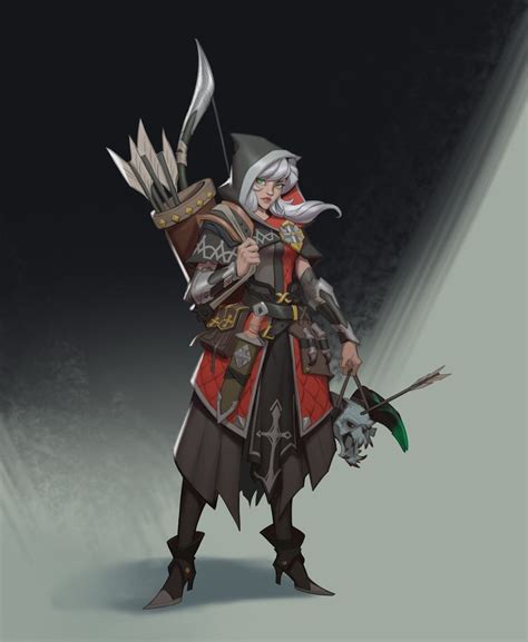 An Exorcist Archer 晨星 In 2024 Character Modeling Archer Rpg Character