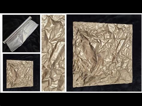 Diy RYZ Facile Et Decoratif Tableau Avec Du Papier Aluminium