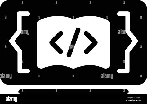 Icon For Code Learningprogramming Stock Vector Image And Art Alamy