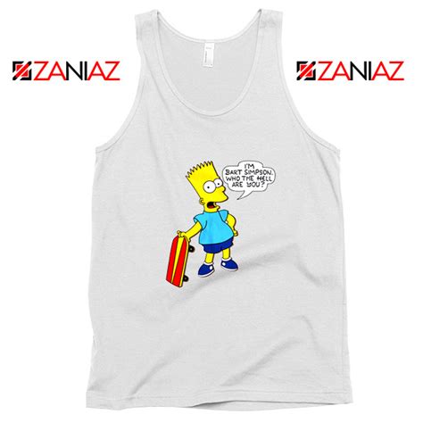 Bart Simpson Character Tank Top Zaniaz