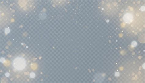 크리스마스 프레임 조명 효과입니다 빛나는 마법의 먼지 입자 보케 표시등이 켜집니다 프리미엄 벡터