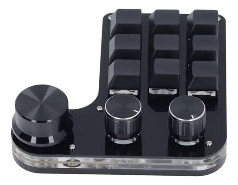 Teclado Mecánico Usb Mini Macro Para Juegos Programable 9 Cuotas Sin