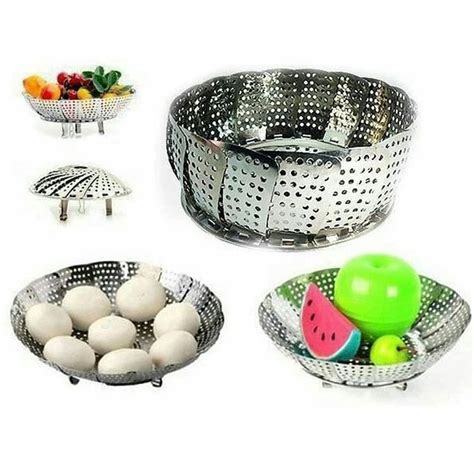 خرید و قیمت سبد تاشو بخارپز استیل از غرفه کادویی شیک قم