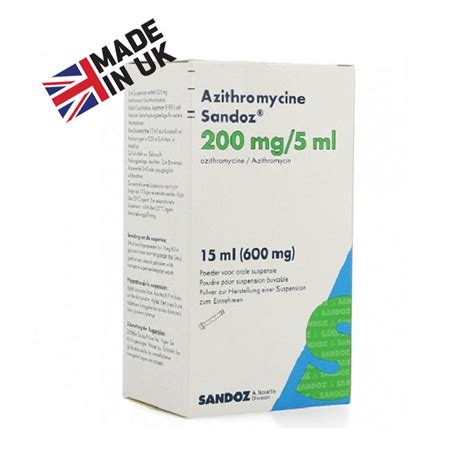 Uk Azithromycin 200mg5ml Oral Suspension Medical Mart Pharmacy